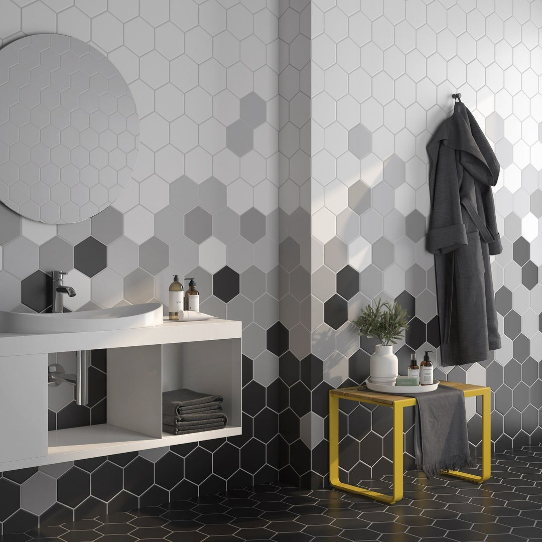 Create Visual Interest with Geometric Tile – Tilezz