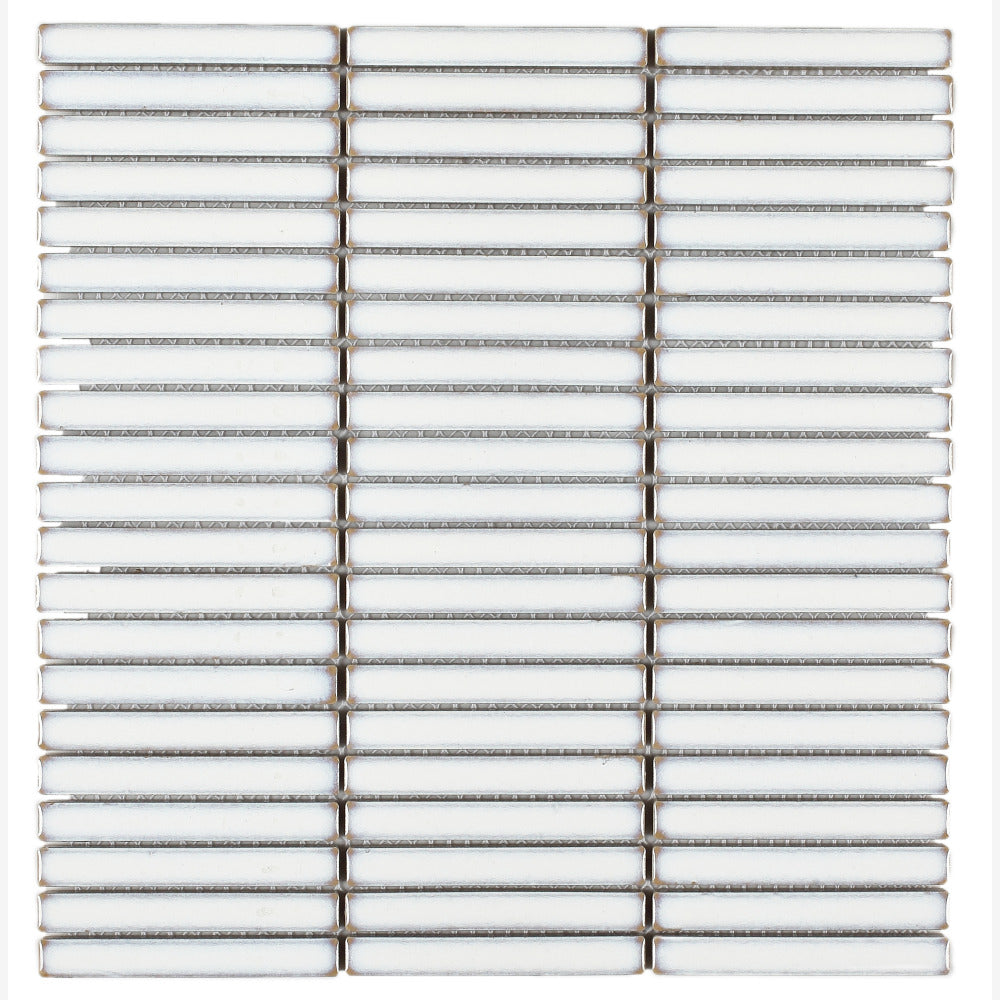 Ethereal White Band 11x11.50 Porcelain Tile Sample – Tilezz