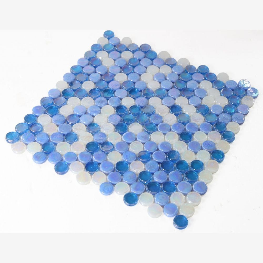 Seabliss Beach Penny 11.25x11.25 Mosaic Tile Sample – Tilezz