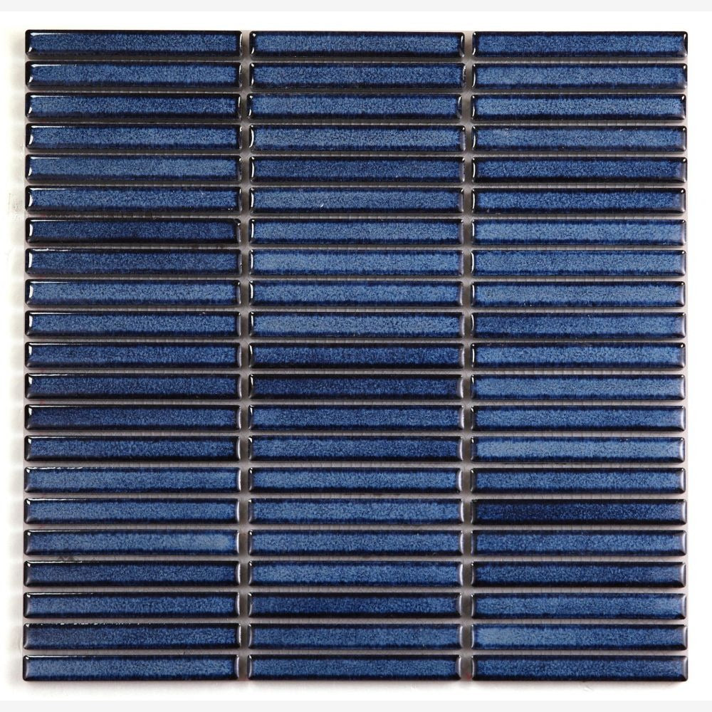 Ethereal Blue Band 11x11.5 Polished Porcelain Tile Sample – Tilezz