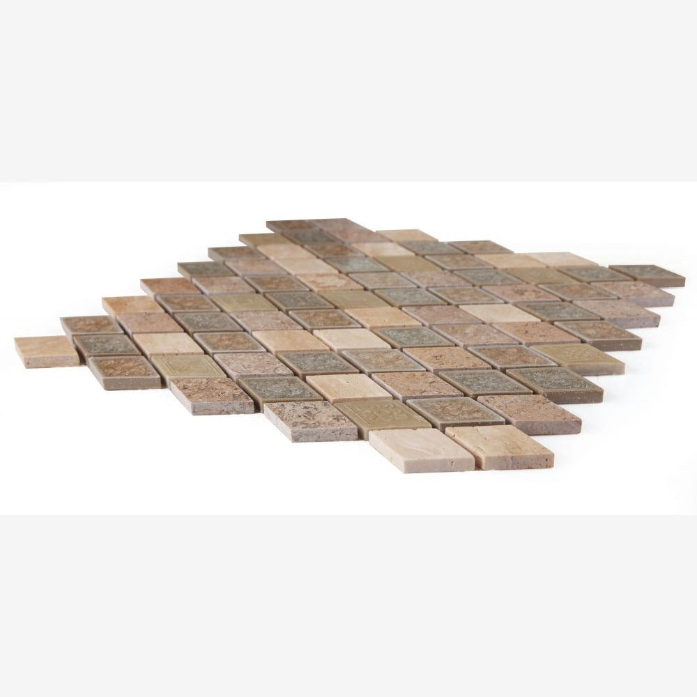 Swiss Diamond 11.5x12.25 Glass Mosaic Tile – Tilezz
