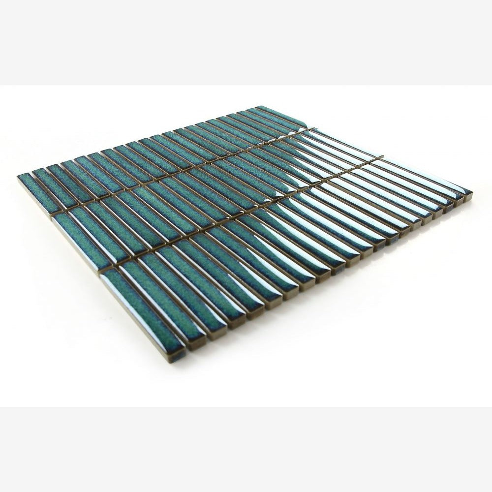 Ethereal Turquoise Band 11x11.5 Porcelain Tile – Tilezz