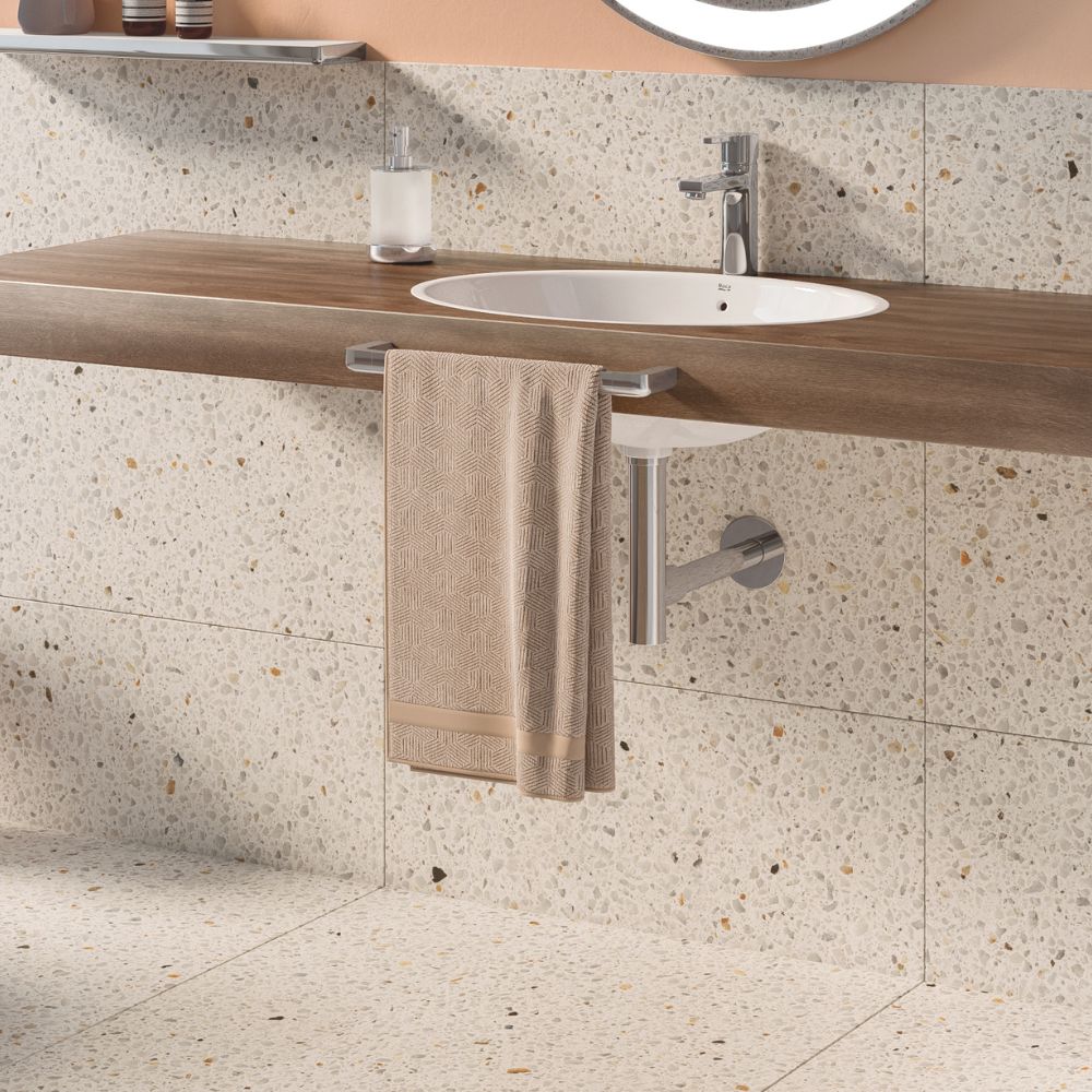 Agora Terrazzo Multicolor Porcelain 35×35 Matte Tile – Tilezz