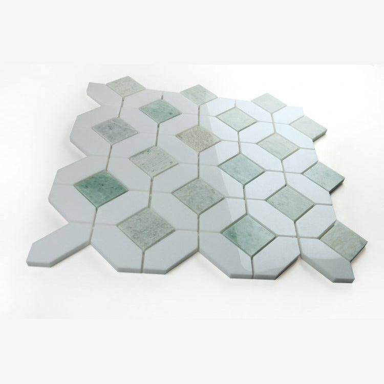Lennox Green Mosaic – Tilezz