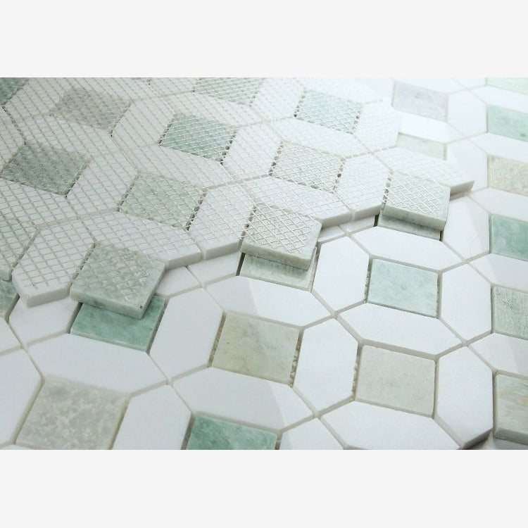 Lennox Green Mosaic – Tilezz