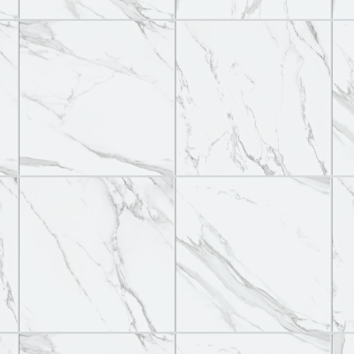 Eterna Calacatta Lite 48x48 Porcelain Tile Sample – Tilezz