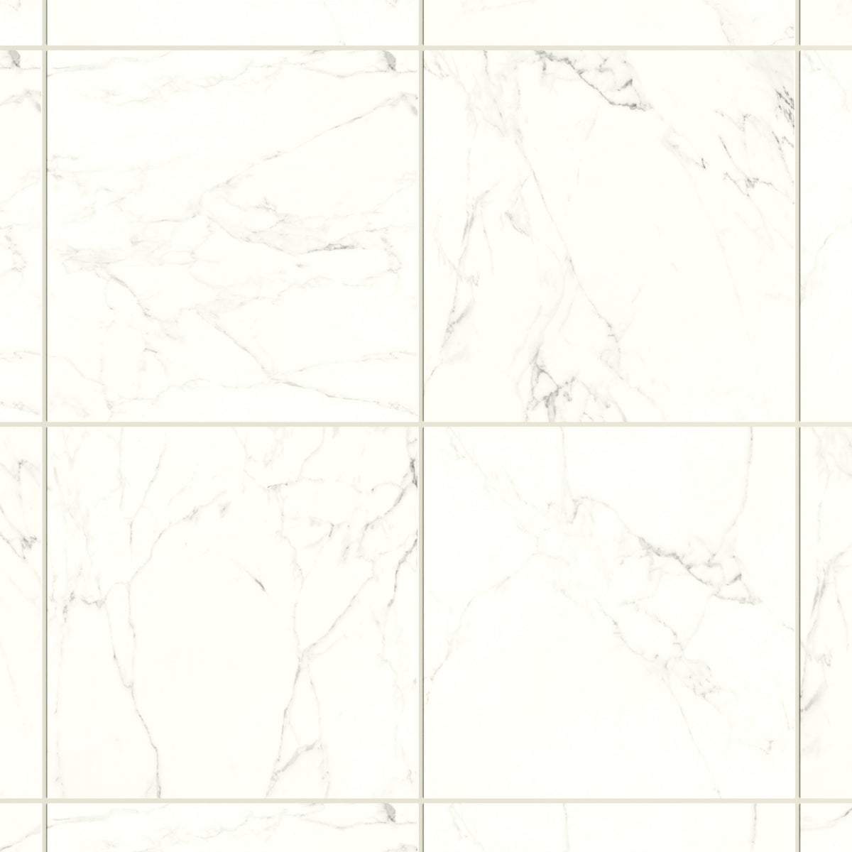 Eterna Carrara 48x48 Polished/Honed Porcelain Tile Sample – Tilezz