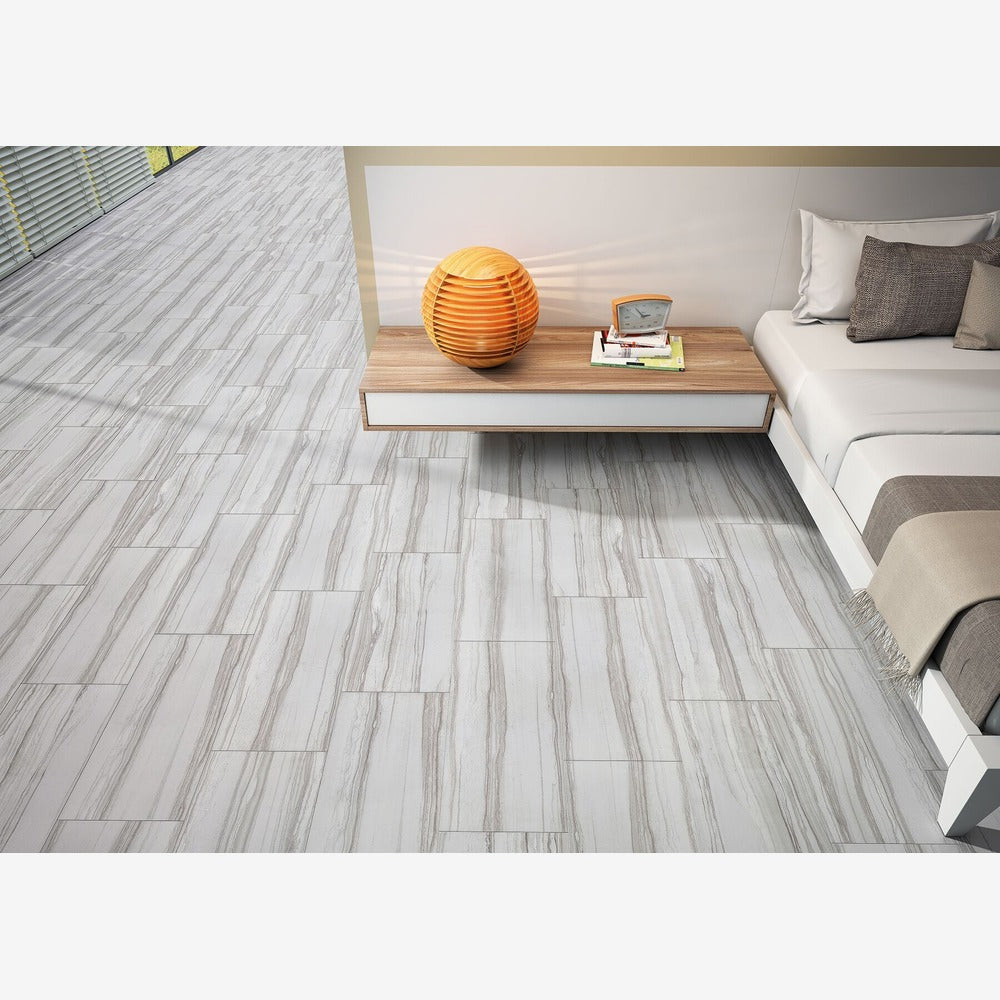 Flamen Blanco 12x24 Porcelain Tile Sample – Tilezz