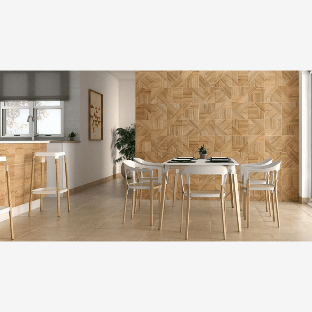 Axis Mix Teak 10x10 Ceramic Tile Sample – Tilezz