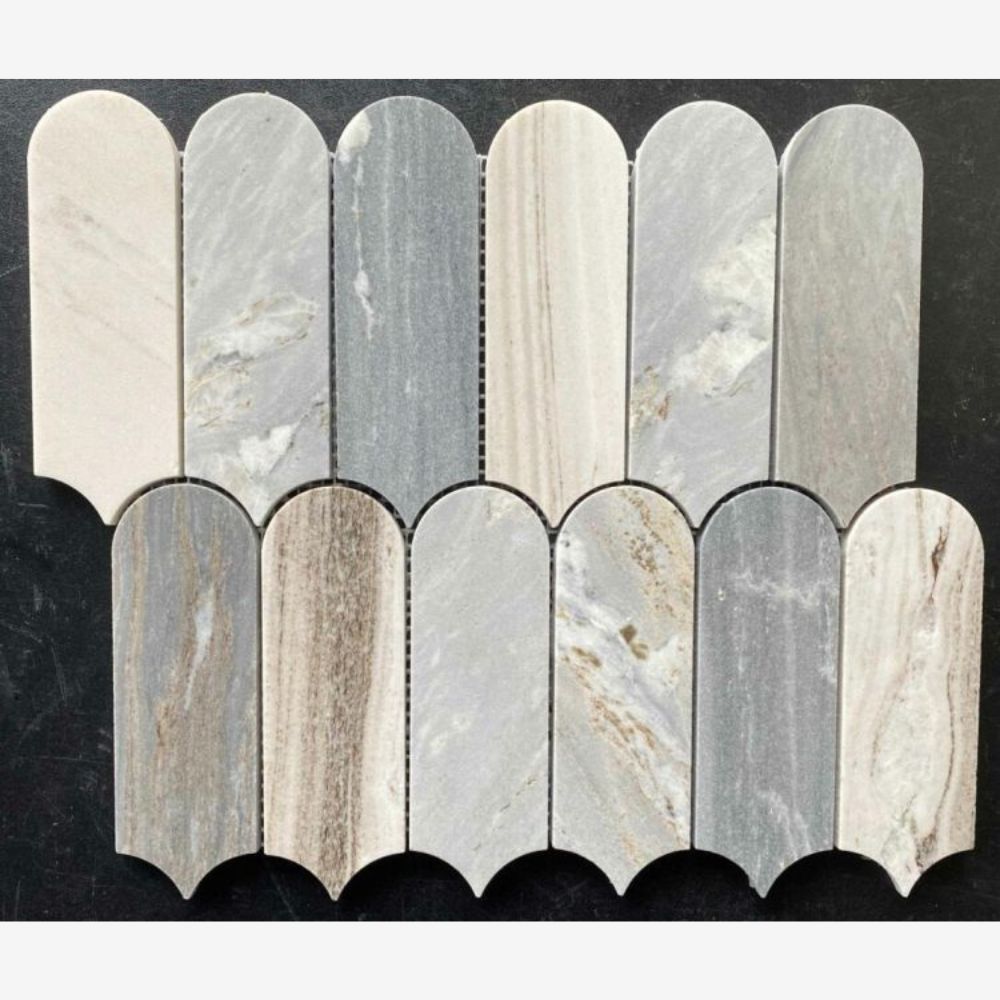 Rossio Italian Blue 10x11.75 Marble Mosaic Tile Sample – Tilezz