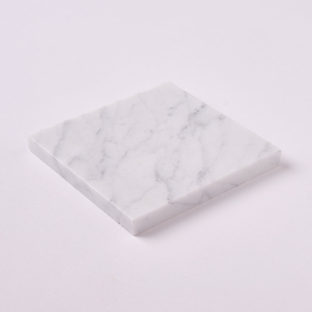 Luna Bianco 4x4 Marble Tile Sample – Tilezz