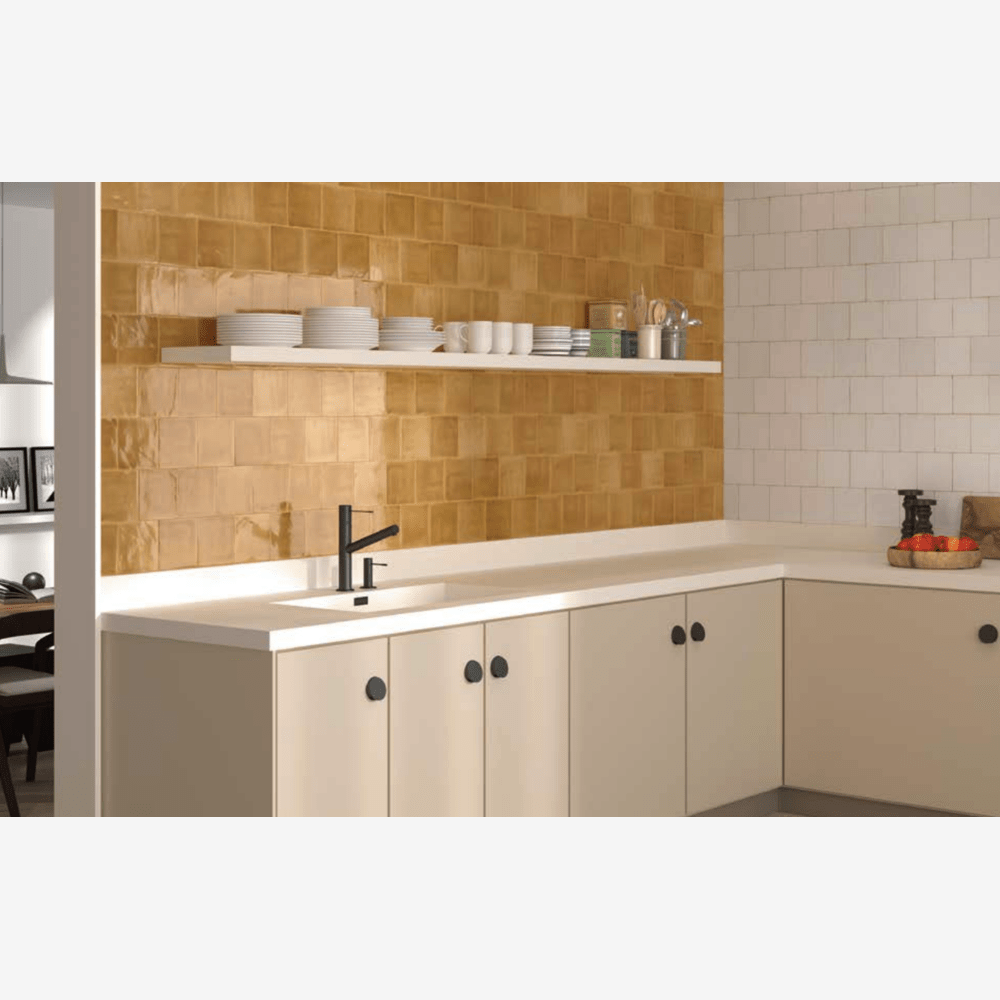 Trevana Miel 5.9x5.9 Bright Ceramic Tile – Tilezz