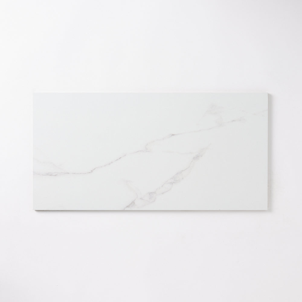 Milano Statuary White 12x24 Porcelain Tile Matte – Tilezz