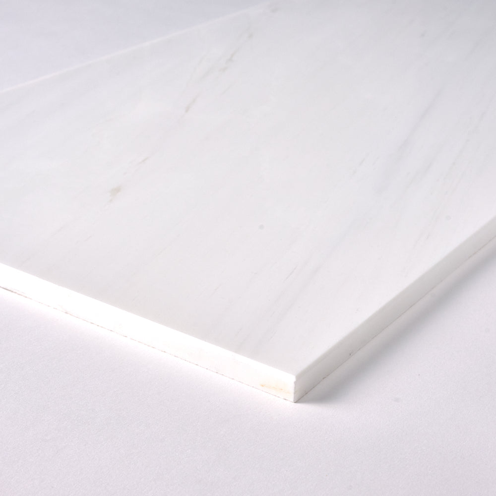 Alpine Snow Marble 12x24 Polished/Honed Field Tile Sample – Tilezz