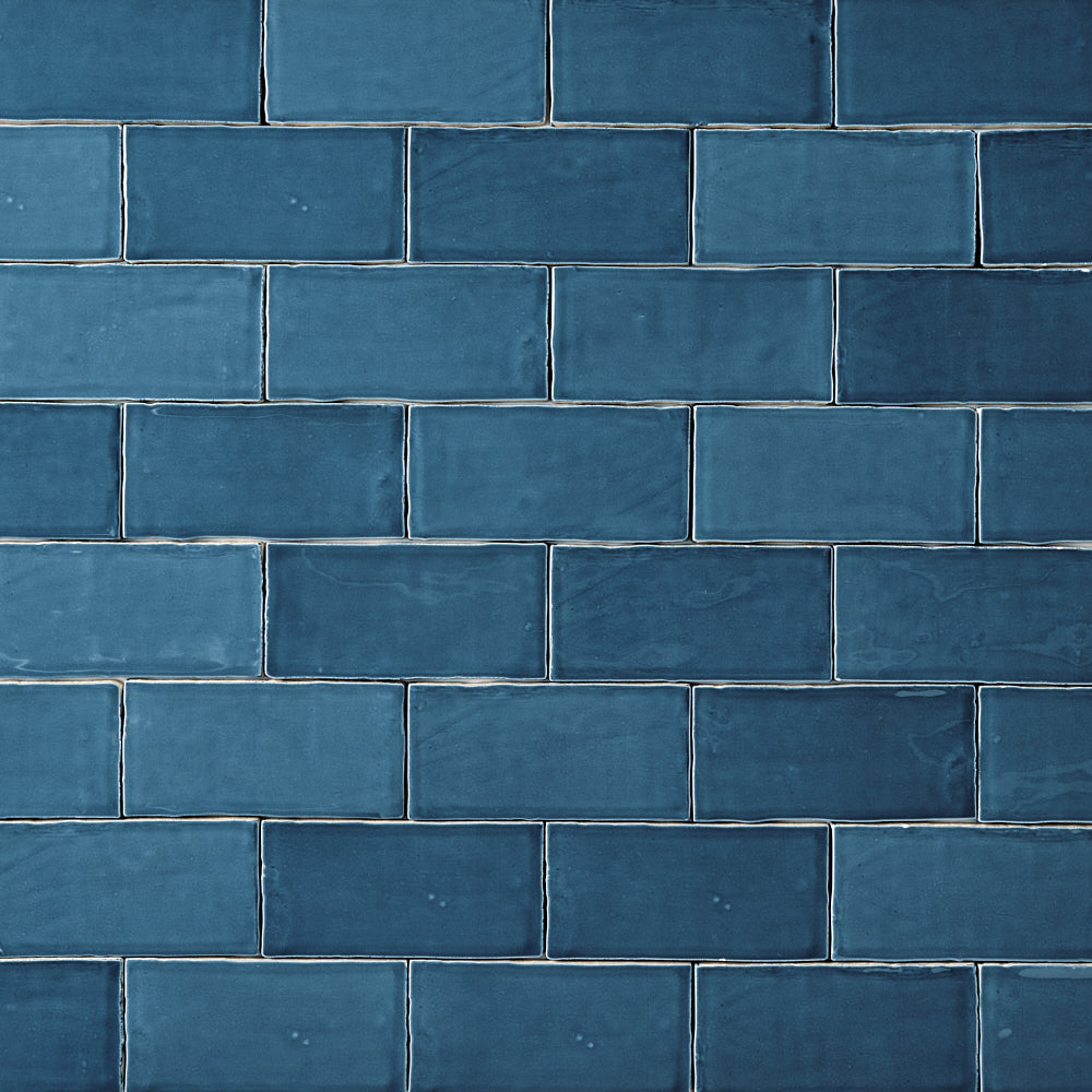 St Lucia Azul 2.5 x 5 Ceramic Tile Glossy – Tilezz